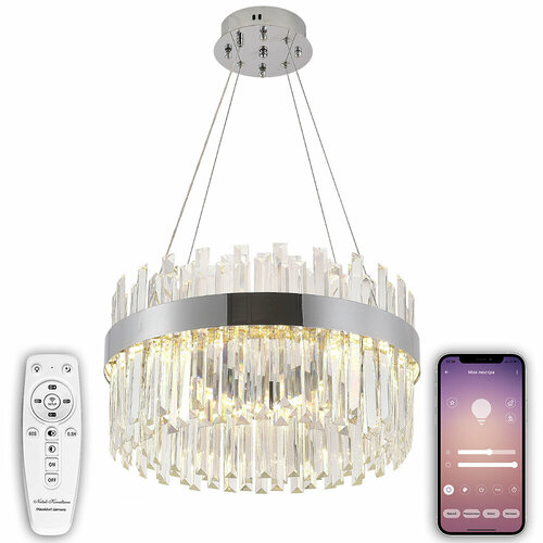 Подвесная люстра светодиодная Natali Kovaltseva SMART нимбы LED LAMPS 81271