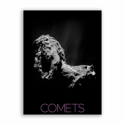 Постер, плакат на бумаге / NASA (Коллекция Постеров) - Comets / Коменты / Размер 80 x 106 см