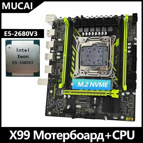 Главная панель MUCAI Intel X99-P4X1 LGA2011-3 E5-2680 V3