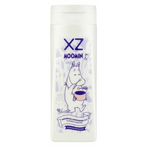 XZ Moomin 2в1 детский шампунь и бальзам для волос, 250 мл (из Финляндии)