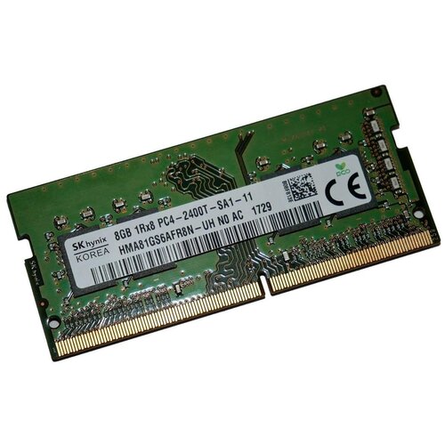 Оперативная память Hynix 8 ГБ DDR4 2400 МГц SODIMM CL17 HMA81GS6AFR8N-UH