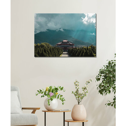 Картина/Картина на холсте для интерьера/Картина на стену/Картина для кухни/ - Китай горы 8 20х30