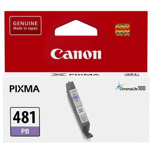 Картридж Canon CLI-481PB (2102C001), 1660 стр, синий