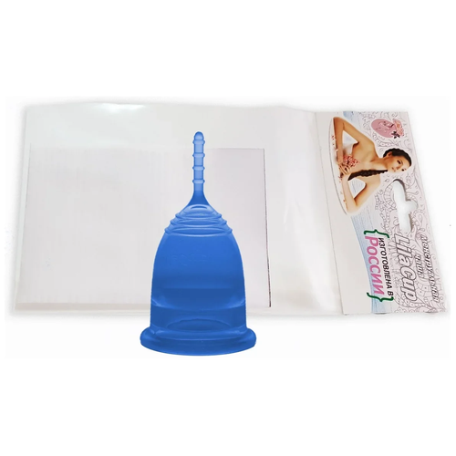 LilaCup  чаша менструальная Практик, 1 шт., синий