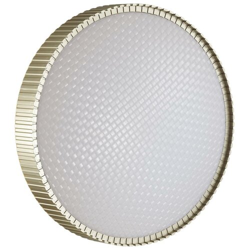Настенно-потолочный светильник Сонекс Mostli 3004/DL, 48 Вт, кол-во ламп: 1 шт., 4200 К, цвет арматуры: золотой, цвет плафона: белый