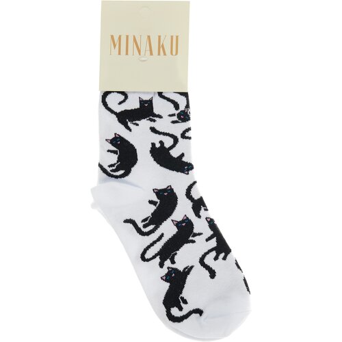 Носки Minaku, размер 36-37, белый
