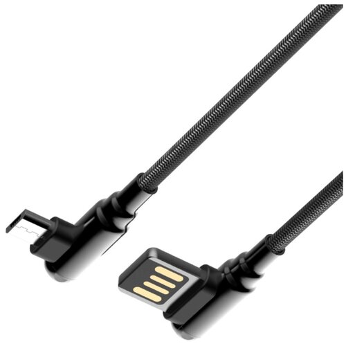 Кабель LDNIO USB - microUSB (LS421), 1 м, черный