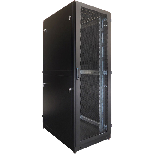 Шкаф Шкаф серверный напольный 42U (600 1200) дверь перфорированная 2 шт. (ШТК-М-42.6.12-44АА)