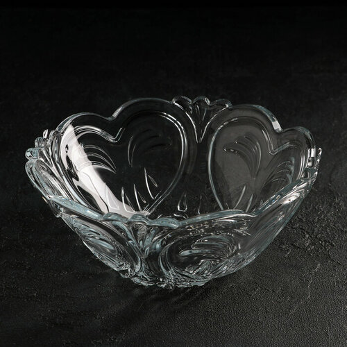 Cалатник стеклянный Kokab, 22x9,8 см, 1,5 л, миски стекло, цвет прозрачный, салатница