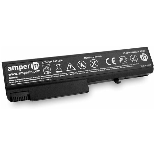 Аккумуляторная батарея Amperin для ноутбука HP 463303-142 11.1V (4400mAh)