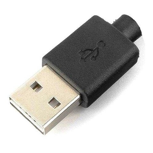 Штекер USB2.0 тип A Premier 1-800 цифровой разъем под пайку на кабель
