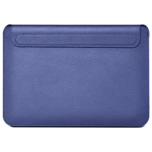 Чехол WIWU Geniunie Leather Laptop Sleeve for MacBook Pro 13/Air 13 (2018 - 2021) M1 Royal blue