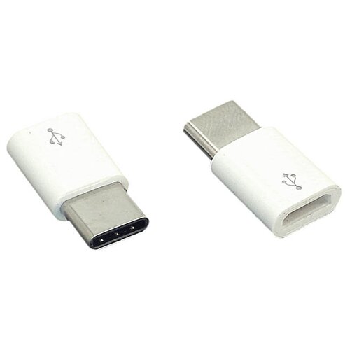 Переходник-адаптер Micro USB - USB TYPE-C. Белый