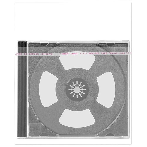 Конверт для упаковки коробок CD Jewel box 10 мм, полипропилен, 1000 шт.