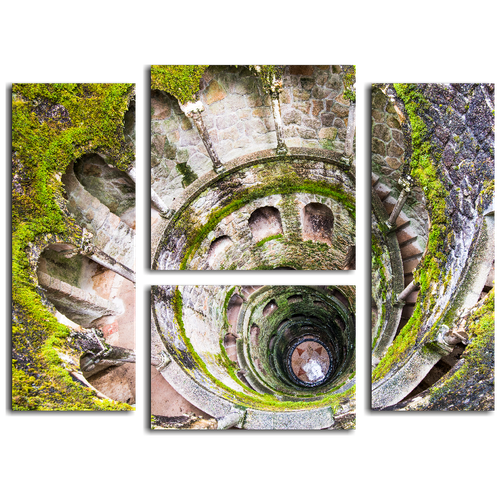 Модульная картина Древний замок в Португалии 74х52см