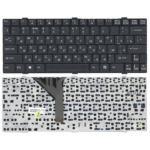 Клавиатура для Fujitsu LifeBook P7010D черная