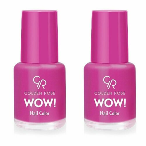 Golden Rose Лак для ногтей Wow! Nail Lacquer, тон 031, 6 мл, 2 штуки