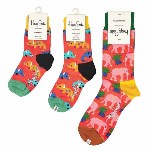 Носки Happy Socks, размер 36-40, красный