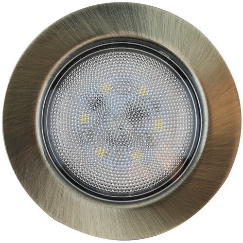 Светильник De Fran FT 9228 GAB SMD, зеленое античное золото, LED, 4 Вт, 4000, цвет арматуры: золотой