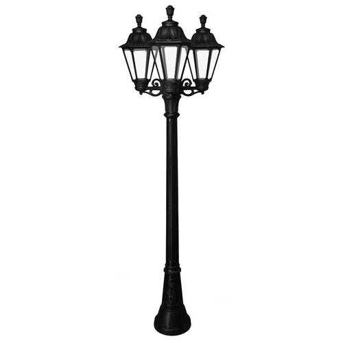 Fumagalli Уличный светильник Rut E26.158.S30.AXF1R, E27, 18 Вт, цвет арматуры: черный, цвет плафона бесцветный