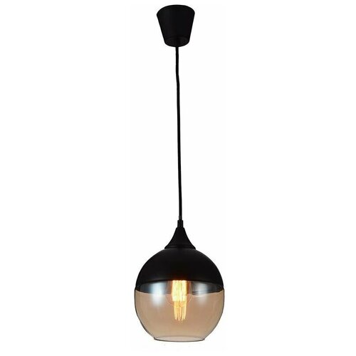 Потолочный светильник Favourite Kuppe 1593-1P, E27, 40 Вт, кол-во ламп: 1 шт., цвет: черный