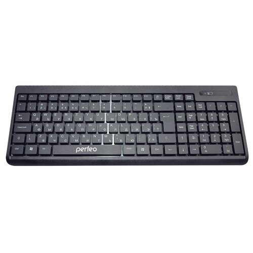 Беспроводная клавиатура Perfeo PF-2506WL Black USB черный