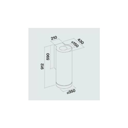 Вытяжка FALMEC POLAR LIGHT PARETE IX (800) ECP (CPON90. E2P1#ZZZI491F)
