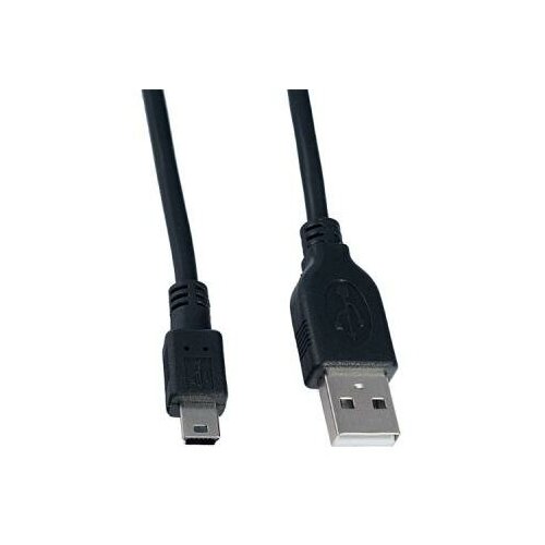Perfeo Кабель USB 2.0 miniUSB 0.5м Perfeo U4304 круглый черный