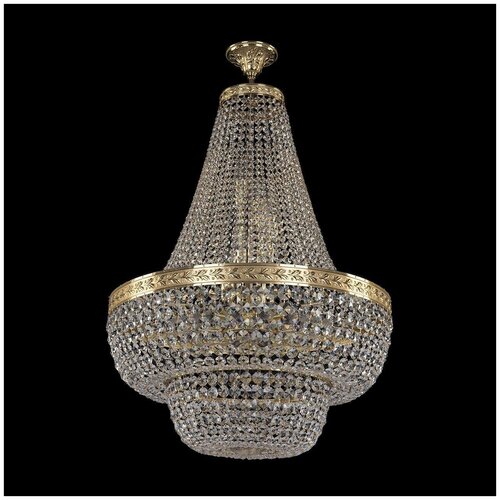 Люстра Bohemia Ivele Crystal 1910 19101/H2/60IV G, E14, 600 Вт, кол-во ламп: 15 шт., цвет: золотой