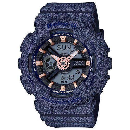 Наручные часы CASIO Baby-G BA-110DE-2A1, синий, черный
