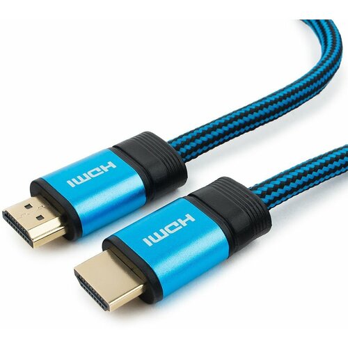 Кабель Cablexpert Gold HDMI - HDMI (CC-G-HDMI01), 7.5 м, 1 шт., синий