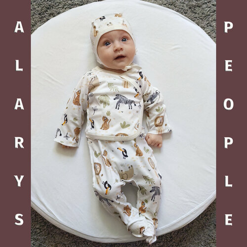 Комплект одежды ALARYSPEOPLE, размер 62, белый