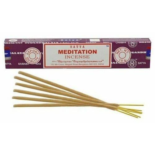 Ароматические палочки / Благовония "Сатья Медитация / Satya Meditation" / Ароматы для дома