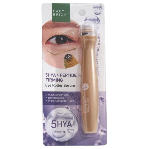 Baby Bright сыворотка-роллер 5HYA & Peptide Firming Eye Roller Serum, 15 мл, 37 г