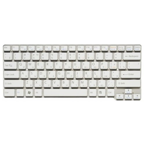 Клавиатура для ноутбуков Sony VGN-CW RU, White