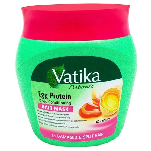 Dabur Vatika Маска для волос против секущихся кончиков  Egg Protein, 500 г, 500 мл