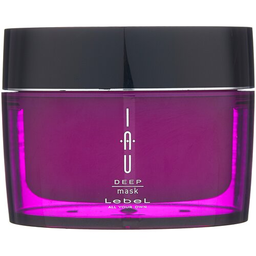 Lebel Cosmetics Концентрированная аромамаска для непослушных волос IAU Deep Mask, 170 мл, банка