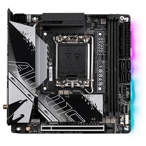 Материнская плата GIGABYTE B760I AORUS PRO DDR4 (rev. 1.0) Retail