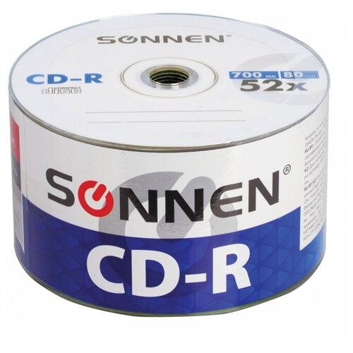 Диск CD-RSONNEN700 Mb 52x, 50 шт.