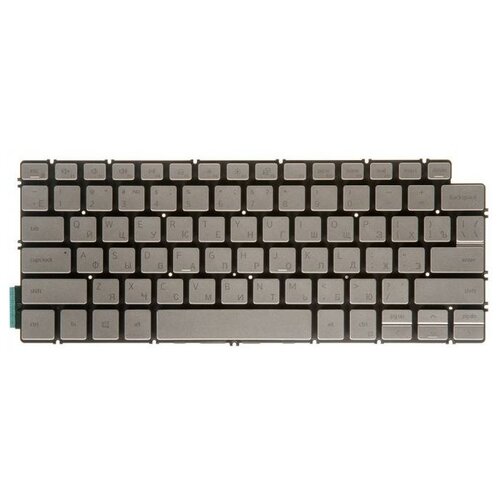 Клавиатура для ноутбука Dell 14-5390, 5391, 7391, 5490, 5491, 7491, 5498, 7490 серебристая