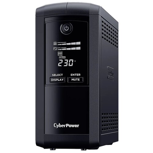 Интерактивный ИБП CyberPower VP1000ELCD черный 550 Вт