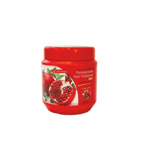 Carebeau Маска для волос с гранатом Pomegranate Hair Treatment WAX, 500 г, 500 мл, банка