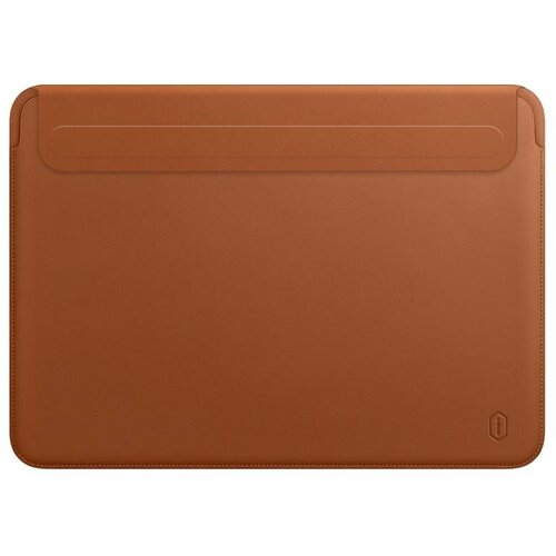 Чехол для MacBook Pro 14 WIWU Skin New Pro 2 Leather Sleeve Brown