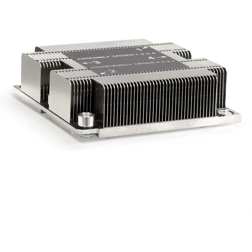 Радиатор для процессора EXEGATE ESNK-P0067P.1U.3647 (Al, 1U, 2 тепл. трубки, LGA3647, TDP 165W, 230г, на винтах, с термопастой, Retail box)