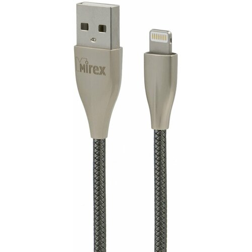 Аксессуар Mirex BC-017i USB 2.0 AM - Lightning 1.2m 13700-BC017IGR