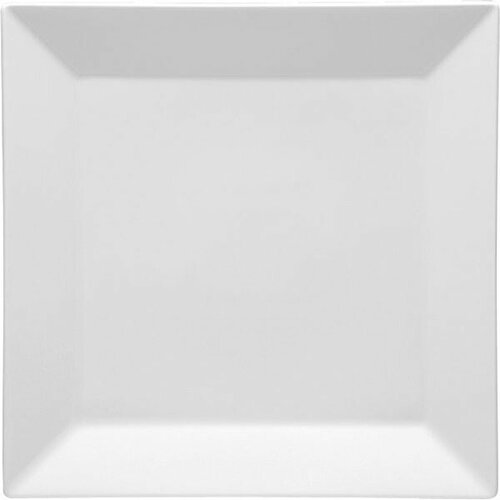 Тарелка квадратная "Классик", 6 шт, фарфор, диаметр 21.5 см