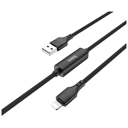 USB Кабель Micro, HOCO, S13, с дисплеем черный