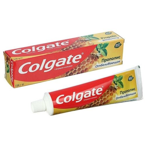 Зубная паста Colgate, прополис, отбеливающая, 100 мл