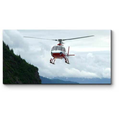 Модульная картина Гонка вертолетов90x45
