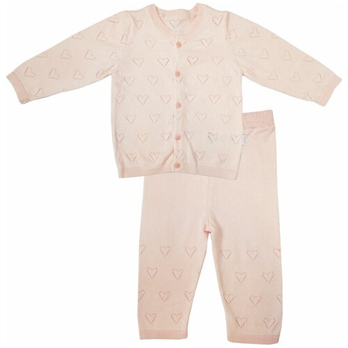 Комплект одежды Папитто, размер 80, розовый